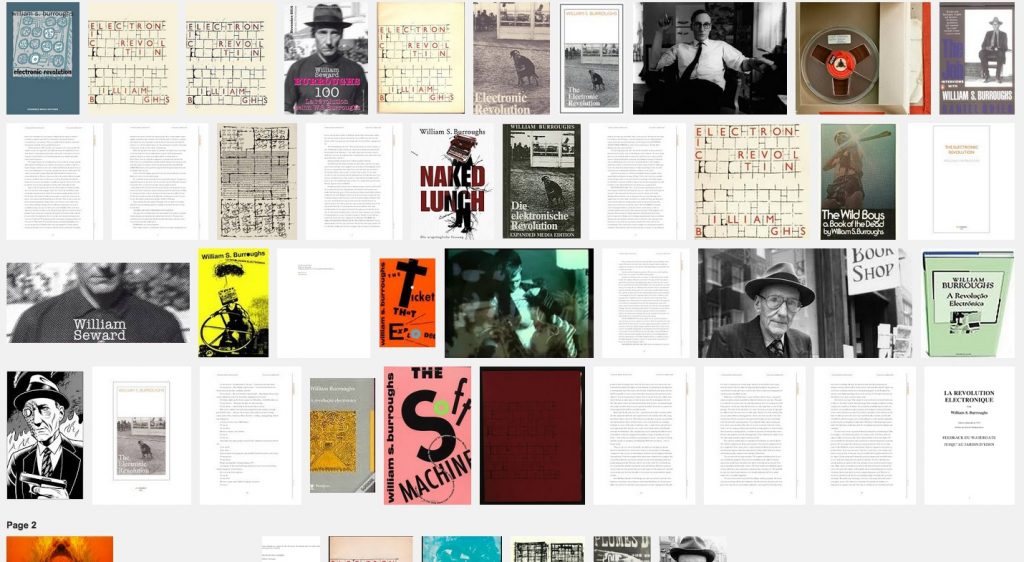 william burroughs | writing machines